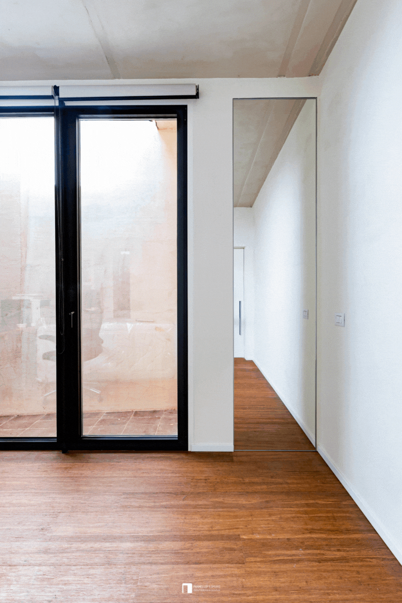 Invisible mirror wardrobe | Invisible-door