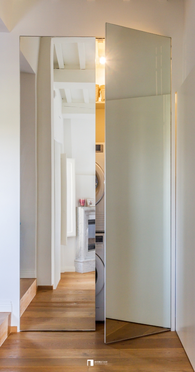 Invisible mirror wardrobe | Invisible-door